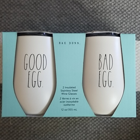 Rae Dunn | Dining | Rae Dunn Insulated 2 Oz Wine Glass Set | Poshmark